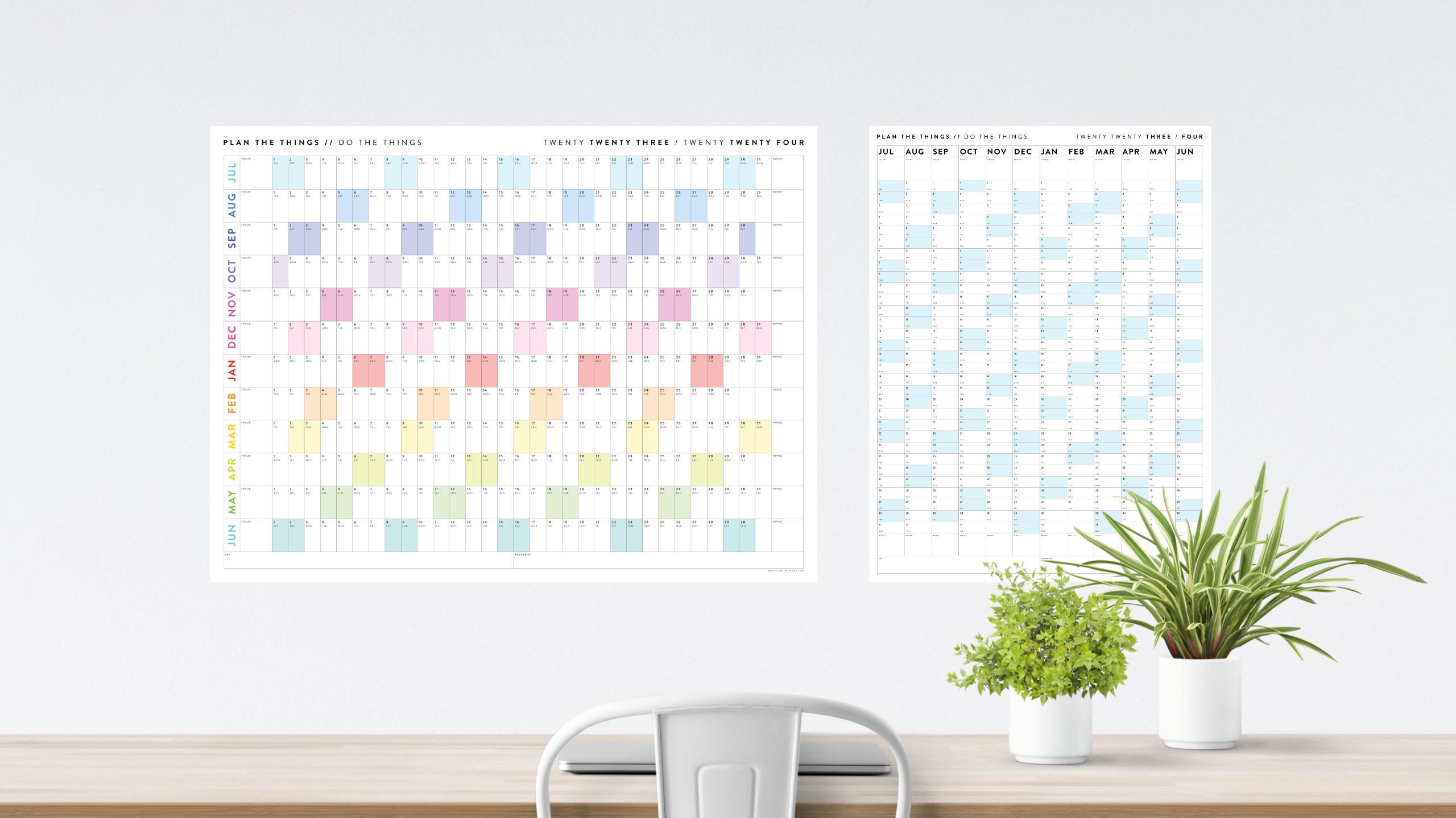2023 / 2024 JULY START ACADEMIC CALENDARS / MID-YEAR WALL PLANNERS ...