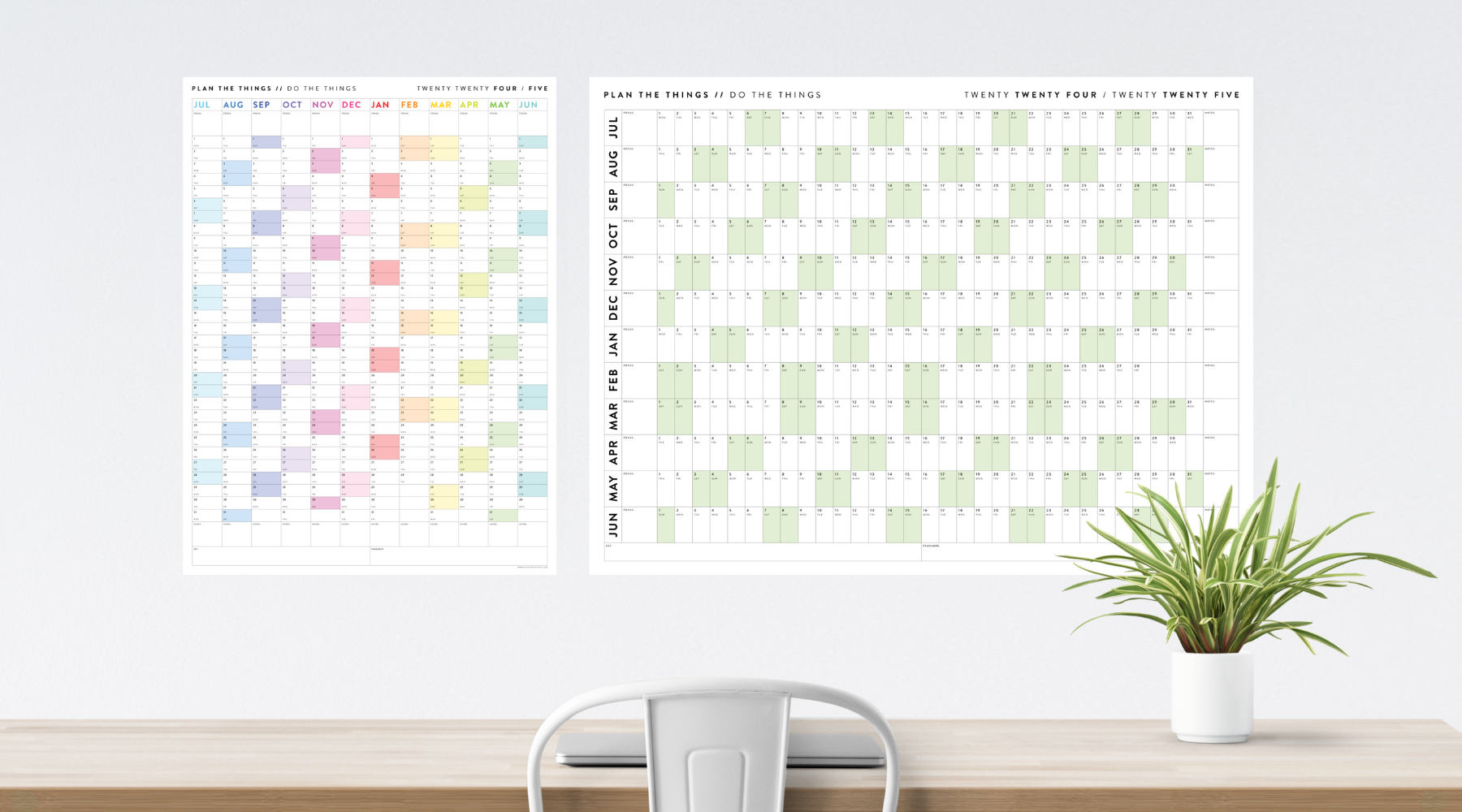 ACADEMIC WALL CALENDARS - Plan The Things