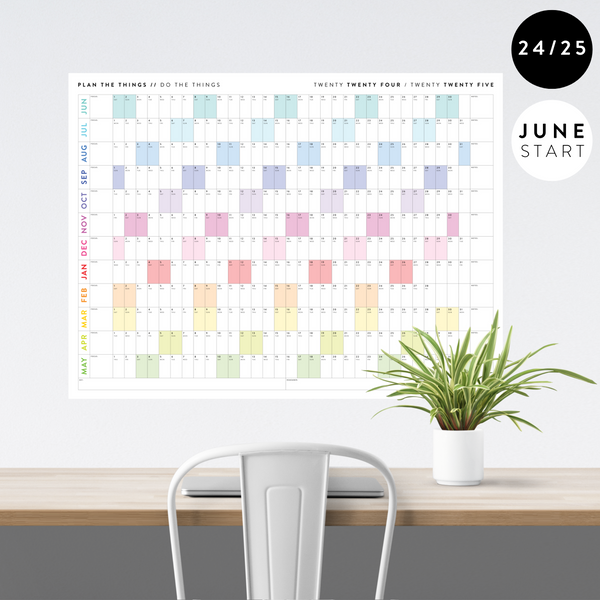 Plan The Things | Super-Functional Wall Calendars + Digital Planners