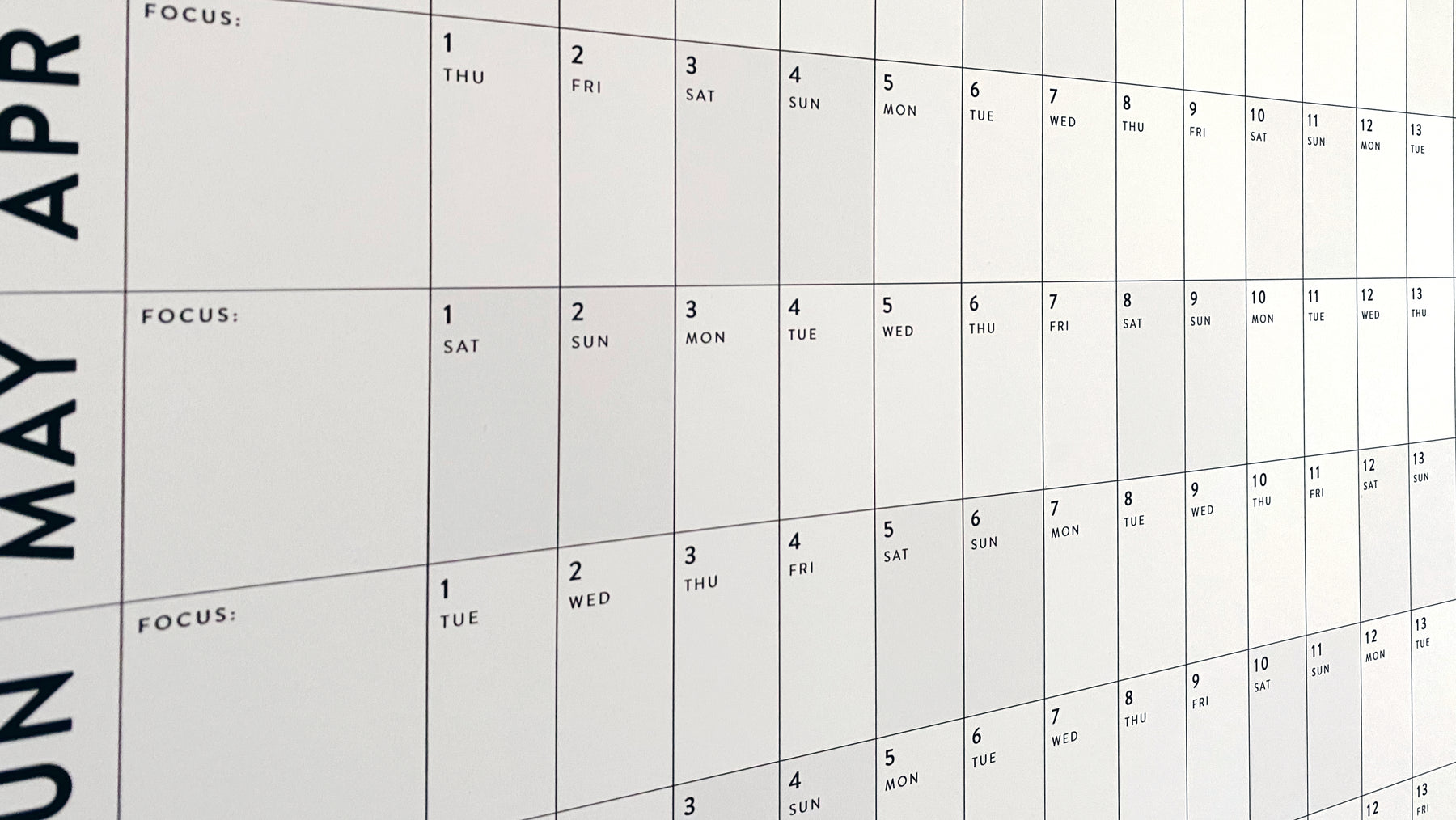 2021 LARGE WALL CALENDARS - Plan The Things