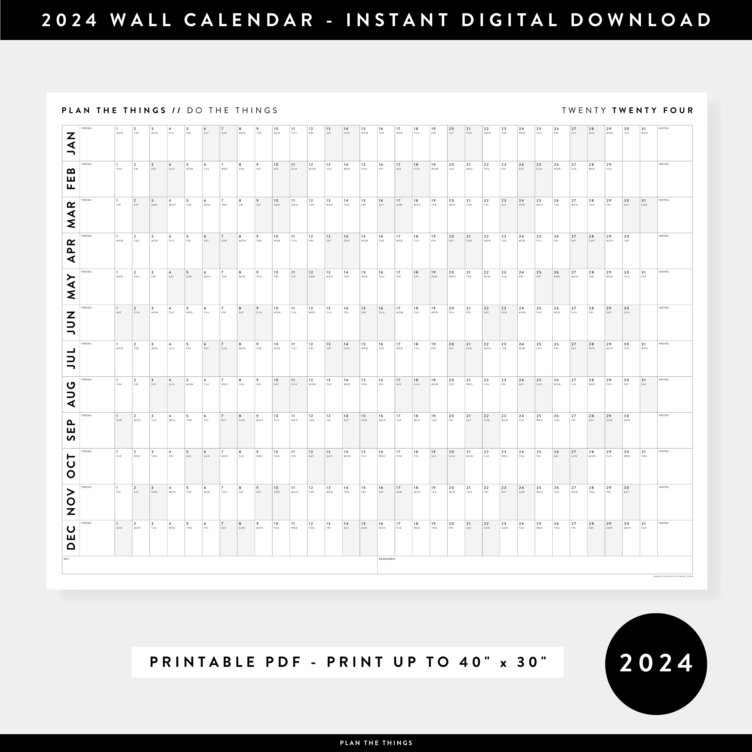 Wall Planner 2024 Printable Elinor Danyelle Wall Planner 2024 Printable Elinor Danyelle